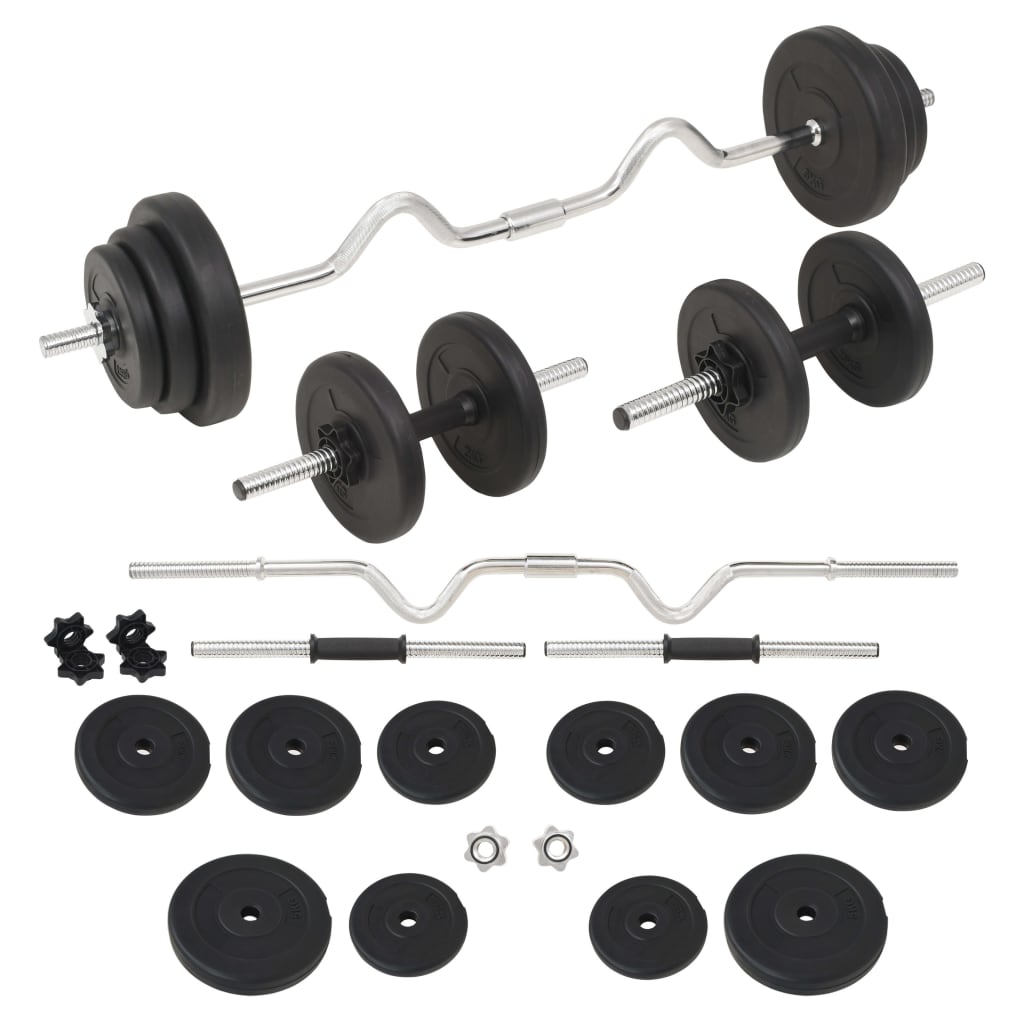 vidaXL Halterset 30 kg online kopen | vidaXL.be