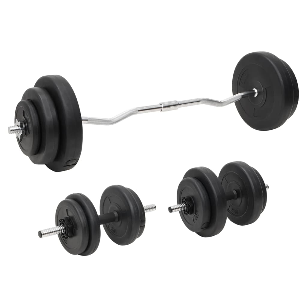 vidaXL Halterset met gewichten 60 kg online kopen | vidaXL.be