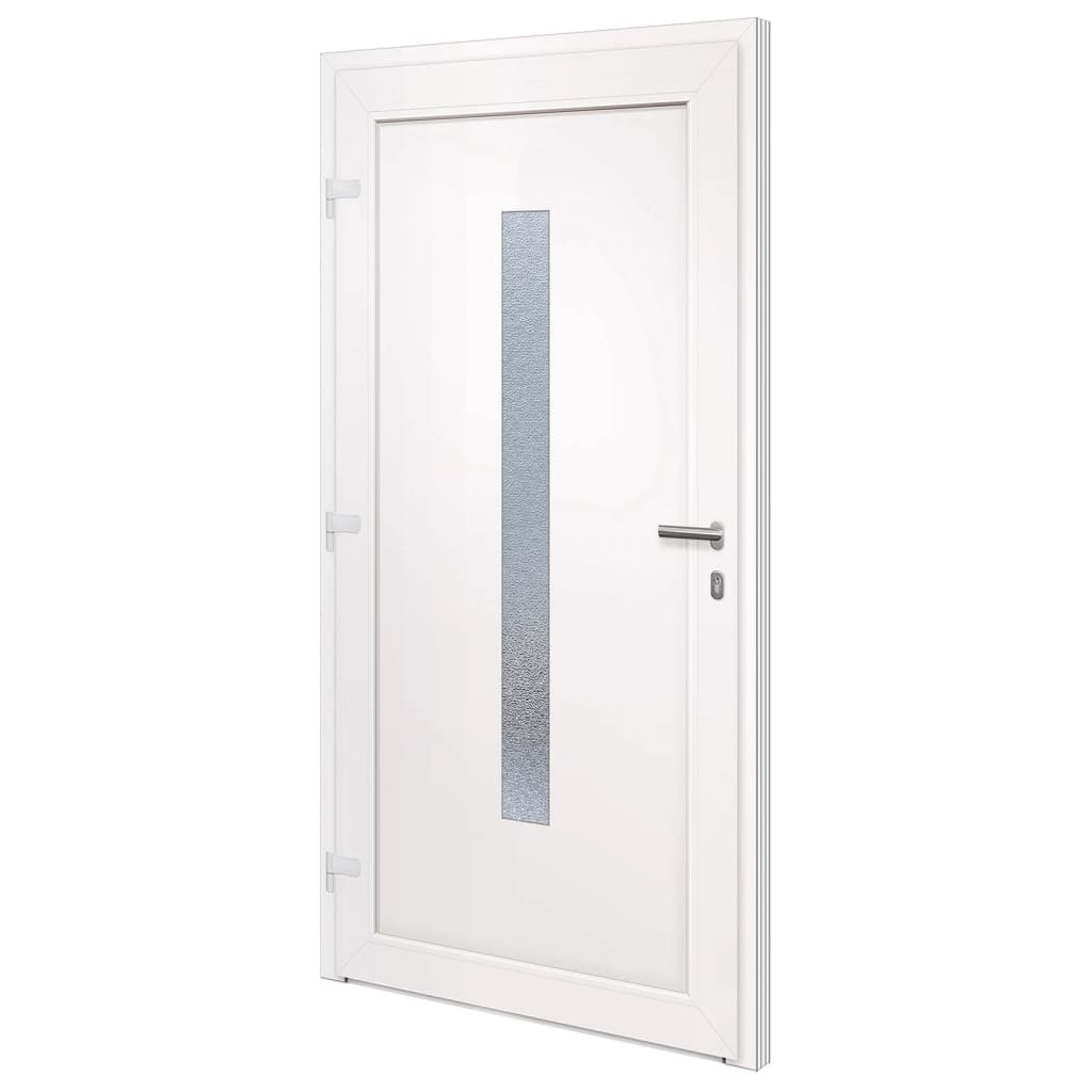 vidaXL Voordeur 108x208 cm PVC antracietkleurig online kopen | vidaXL.be