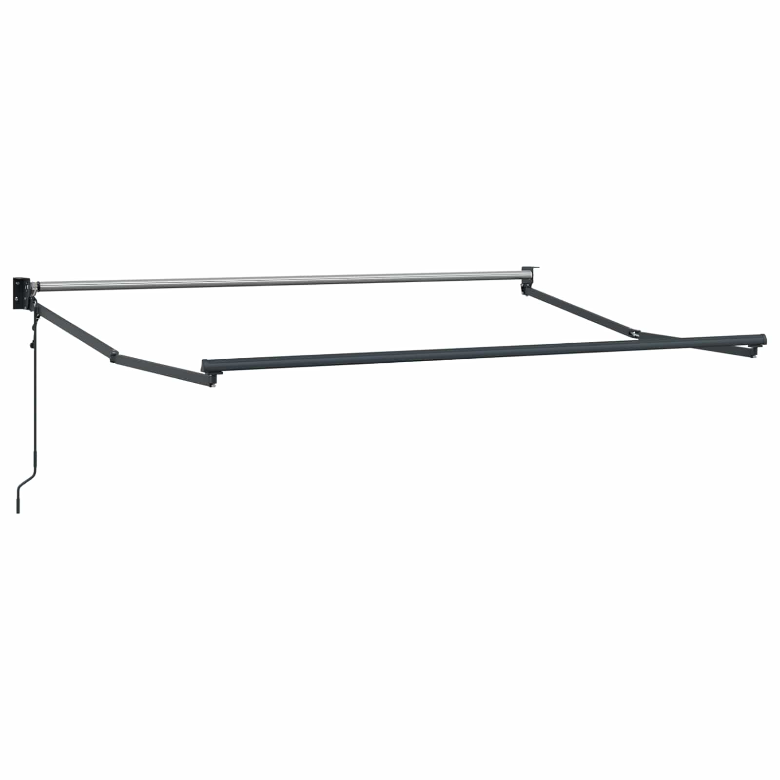 vidaXL Elektrisch uitschuifbaar zonnescherm frame Antraciet 2,5 x 2 m ...