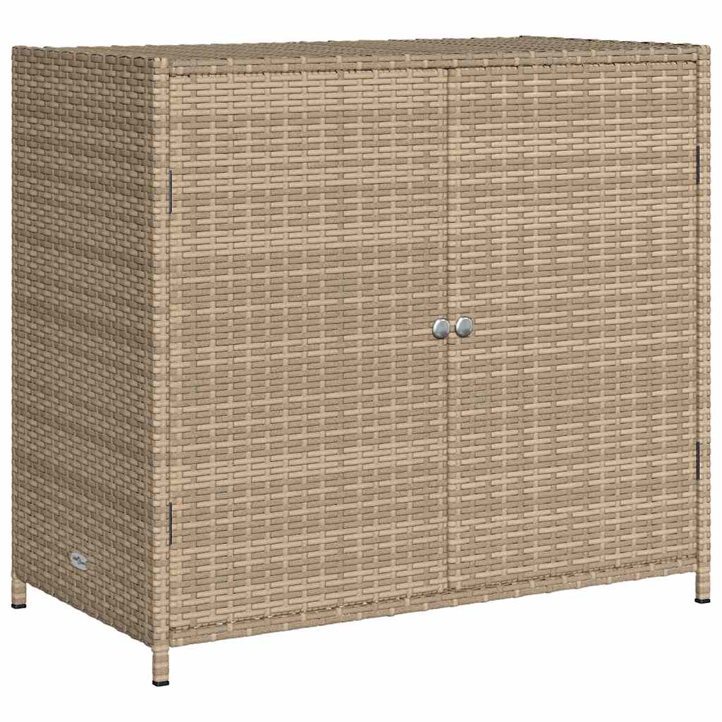 vidaXL Tuinkast 83x45x76 cm poly rattan beige online kopen | vidaXL.be